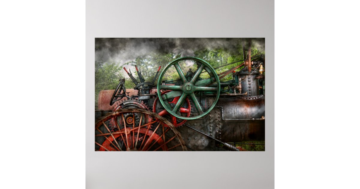Steampunk - Machine - Transportation of the future Poster | Zazzle