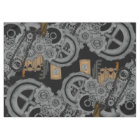 Vintage Steampunk Hearts Wallpaper Tablecloth | Zazzle.com