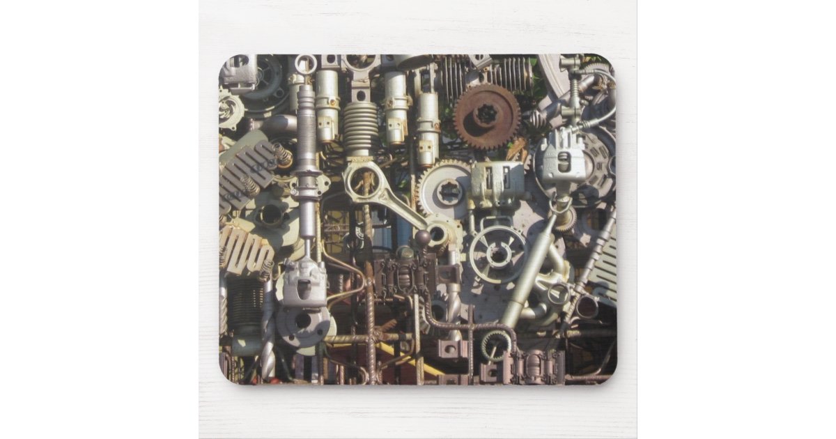 Steampunk machinery mouse pad | Zazzle