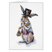 Steampunk March Hare Card | Zazzle