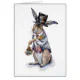 Steampunk March Hare Card | Zazzle