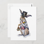 Steampunk March Hare Postcard | Zazzle