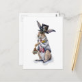 Steampunk March Hare Postcard | Zazzle