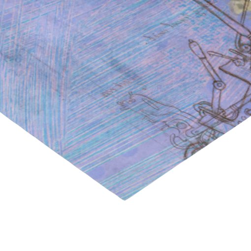 Steampunk Mechanical Edison Light Bulb Architect Tissue Paper | Zazzle