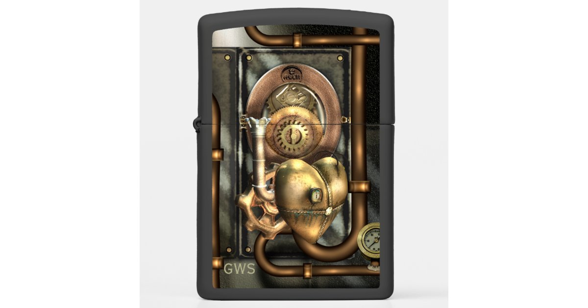 Steampunk Mechanical Heart Zippo Lighter | Zazzle