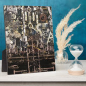 Steampunk mechanical machinery machines plaque | Zazzle