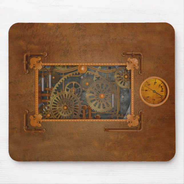 Steampunk Mouse Pad | Zazzle