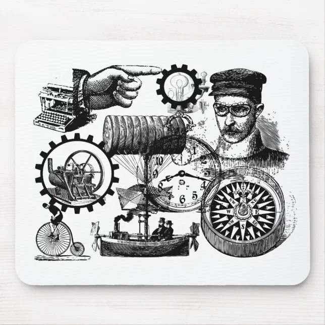 steampunk mouse pad | Zazzle
