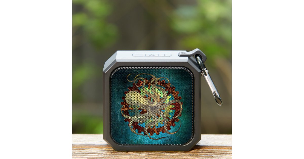 Steampunk Octopus & Clockwork Gears Bluetooth Speaker | Zazzle