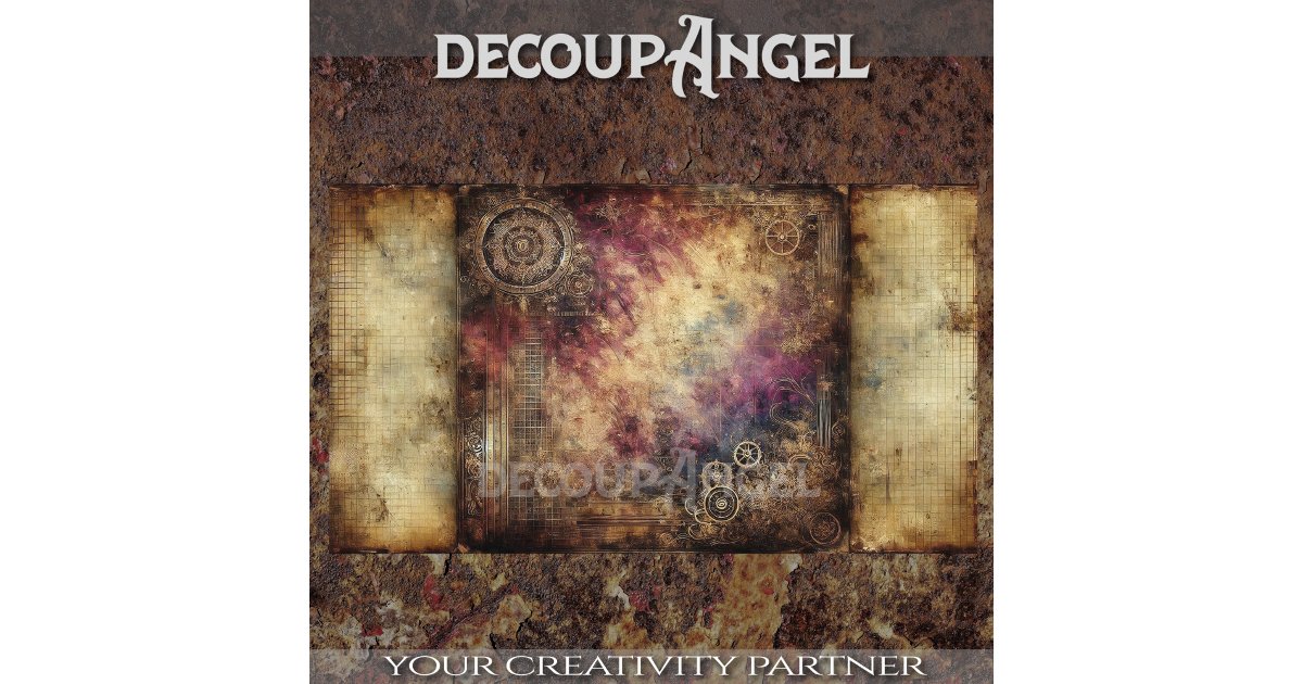 Steampunk Patina #3 Decoupage Tissue Paper | Zazzle