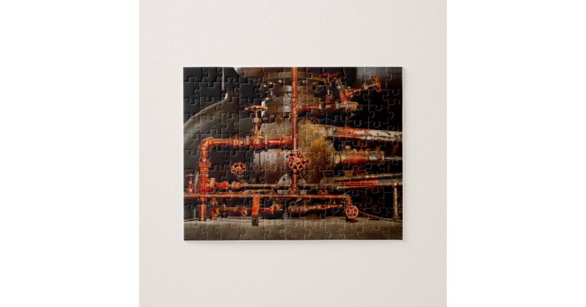 Steampunk - Pipe dreams Jigsaw Puzzle | Zazzle