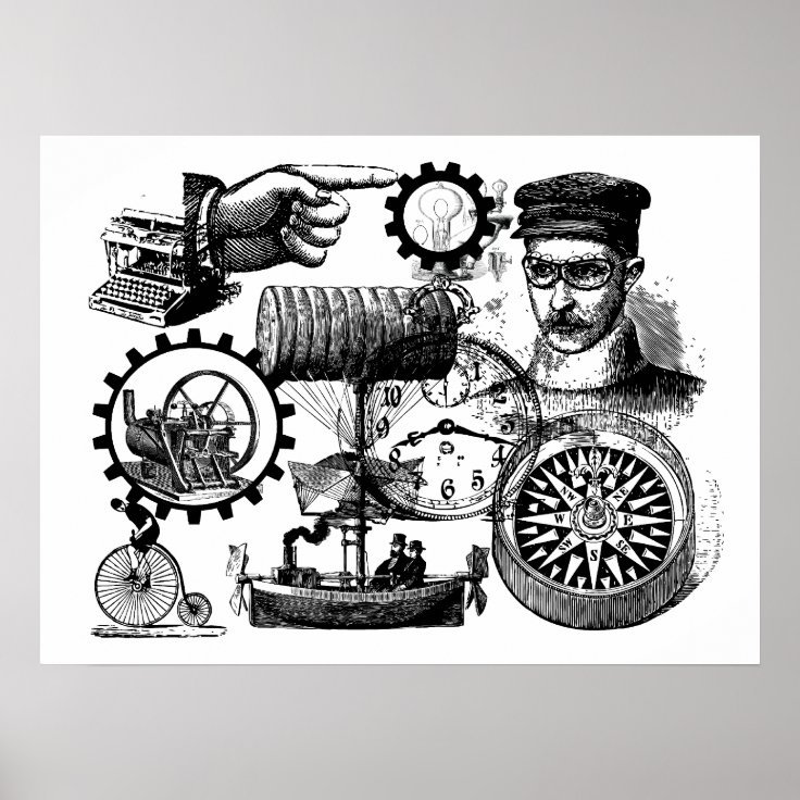 steampunk poster | Zazzle