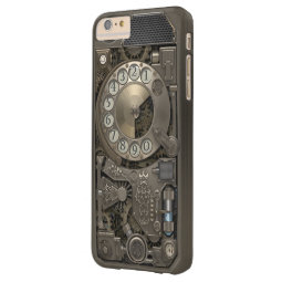 Steampunk Rotary Metal Dial Phone. Case-Mate iPhone Case | Zazzle