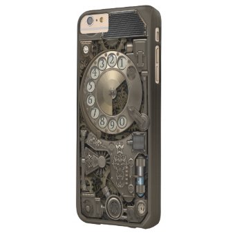 Steampunk Rotary Metal Dial Phone. Case-Mate iPhone Case | Zazzle