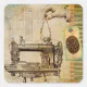 Steampunk Sewing Machine Victorian Stickers | Zazzle