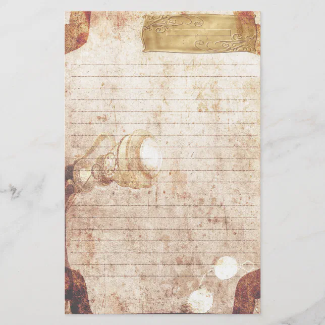 Steampunk Stationery - Creative Name Plate | Zazzle