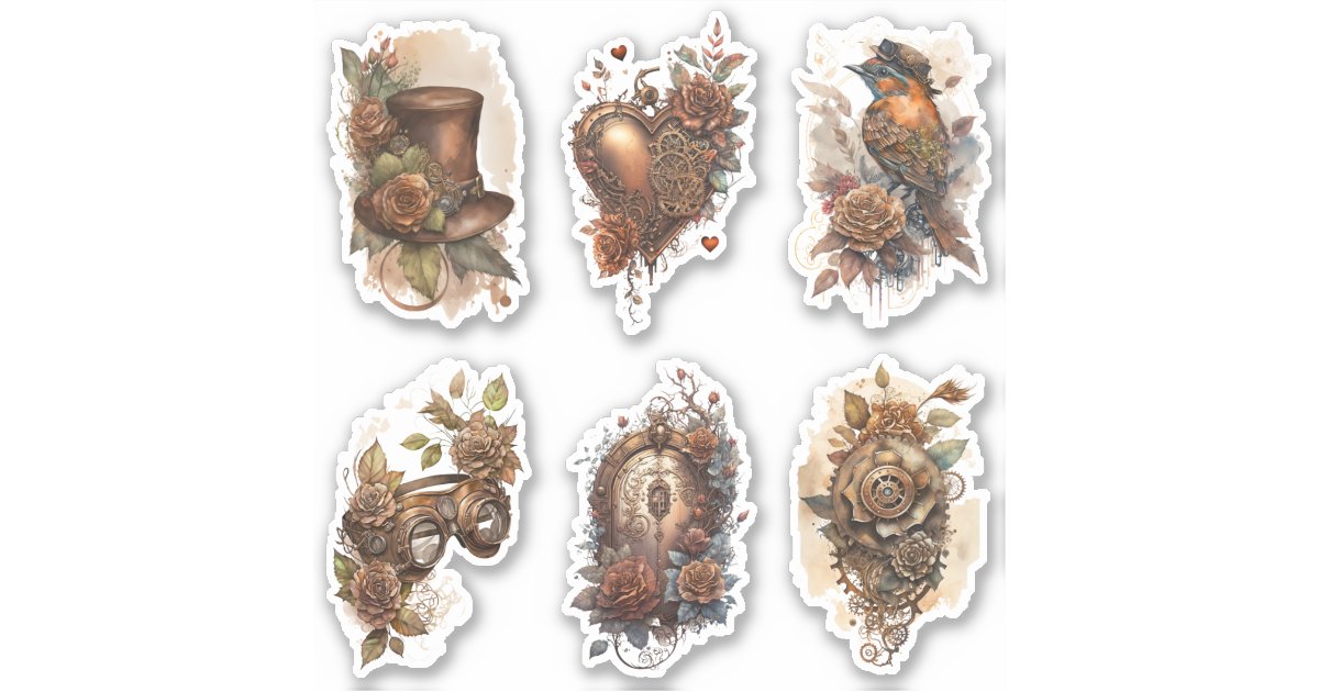 Steampunk Sticker | Zazzle