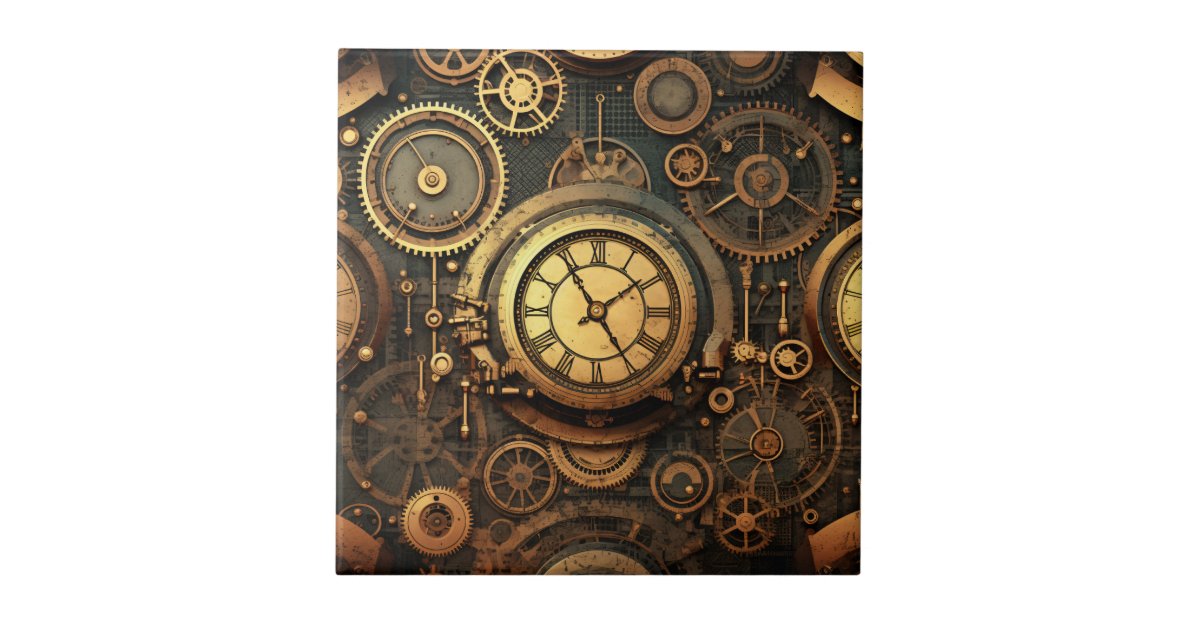 Steampunk Tile | Zazzle