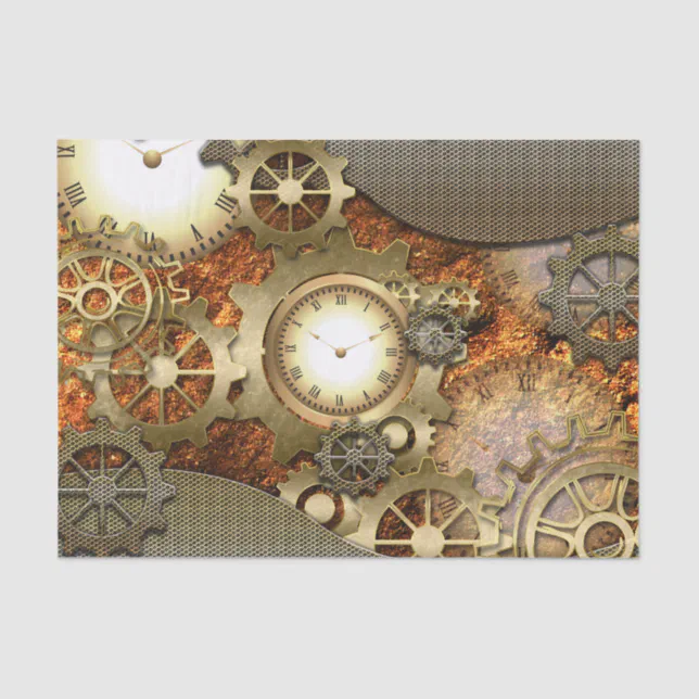 Steampunk Tissue Paper | Zazzle