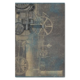 Steampunk Train Tissue Paper | Zazzle