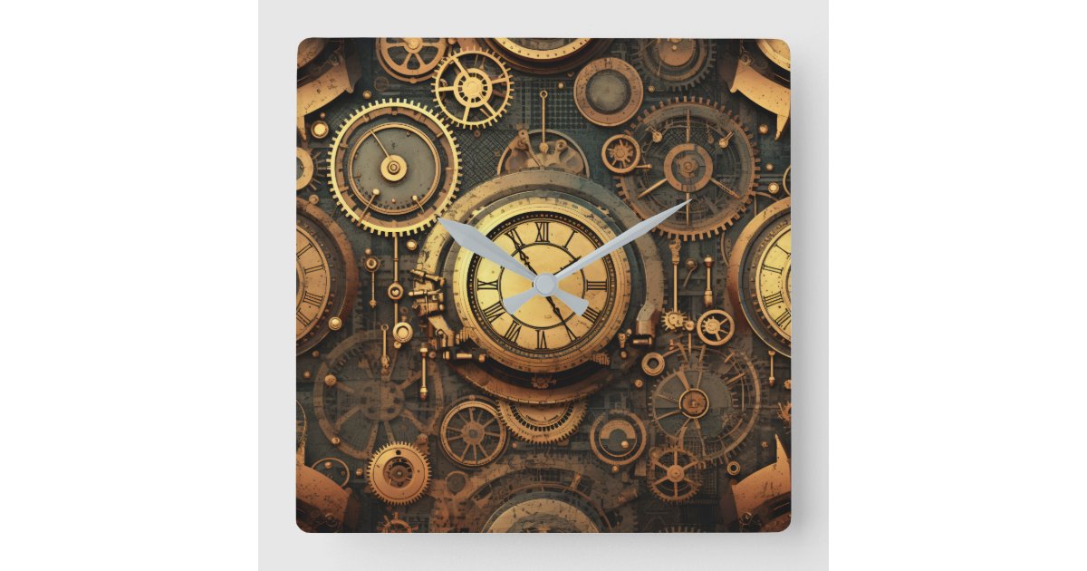 Steampunk Wall Clock | Zazzle