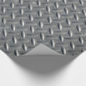 Steel Diamond Plating Panel Wrapping Paper | Zazzle