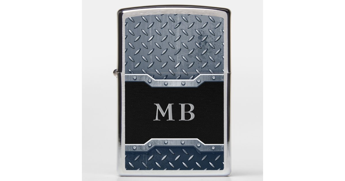 Steel Grid - Customize Zippo Lighter | Zazzle