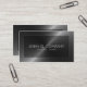 Steel Look Business Card | Zazzle