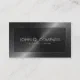 Steel Look Business Card | Zazzle