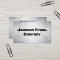 Steel Metal Business Cards | Zazzle