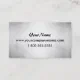 Steel Metal Look Business Cards | Zazzle