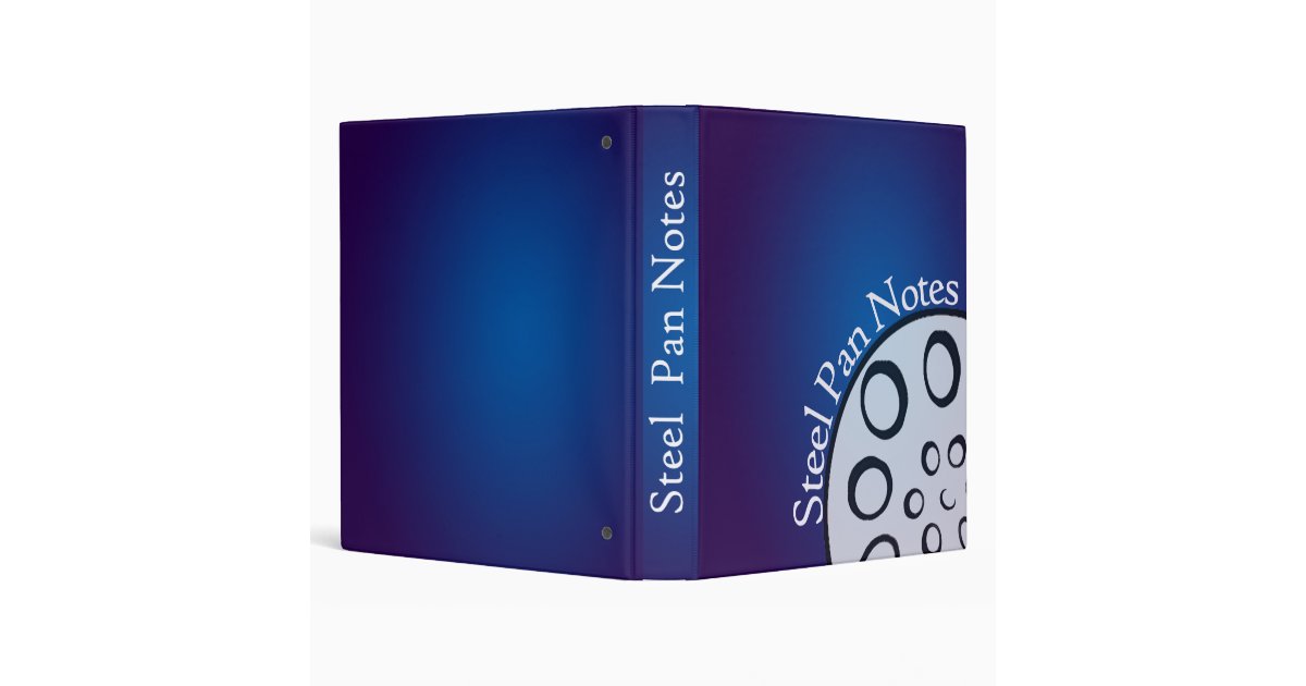 Steel Pan Notes Binder | Zazzle