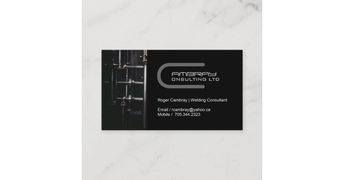 Steel Pipes Business Card | Zazzle