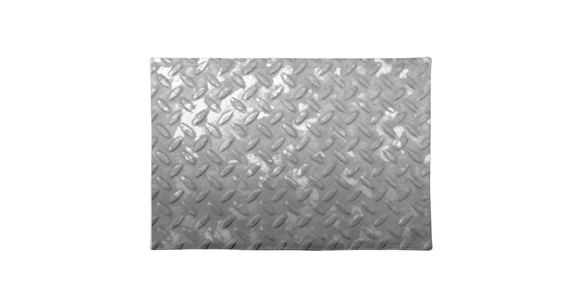 Steel plate cloth placemat | Zazzle