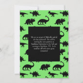 Stegosaurus Dinosaur Dino Graduation Party Invitation | Zazzle