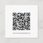 STELLA Minimalist RSVP Card, QR Code Insert | Zazzle