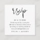 STELLA Minimalist RSVP Card, QR Code Insert | Zazzle