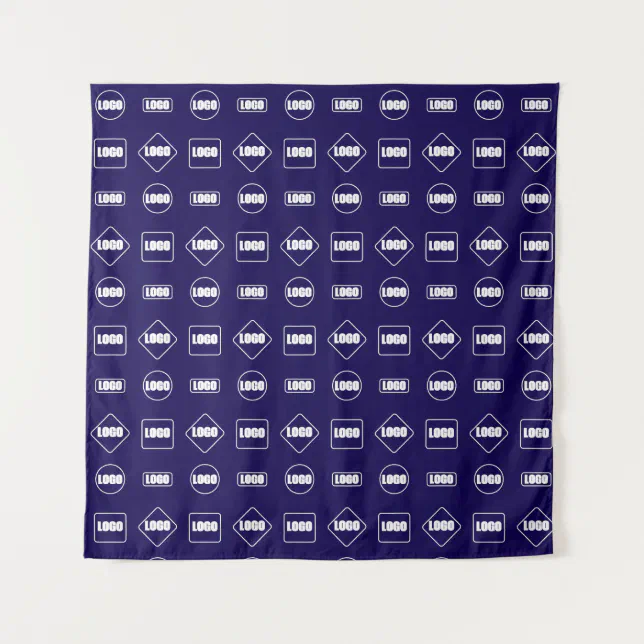 Step and Repeat Business Sponsor Photo Background Tapestry | Zazzle