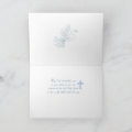 Step Brother Confirmation Dove on Red and Blue Card | Zazzle