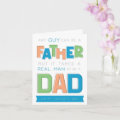 Step-Dad Stand-In Happy Fathers Day Card | Zazzle