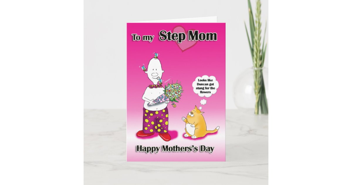 Step Mom Mothers day card | Zazzle
