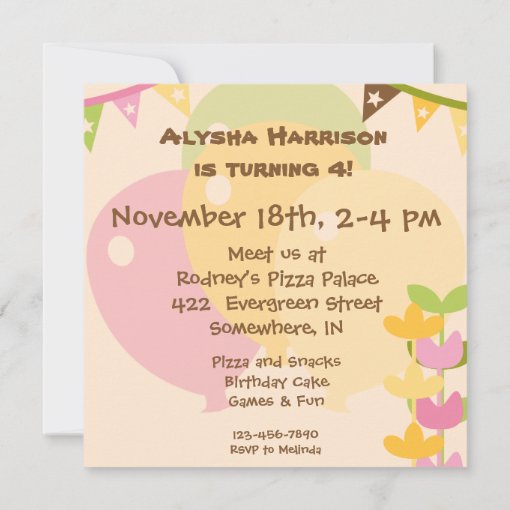Step Right Up Circus Birthday Invitation | Zazzle