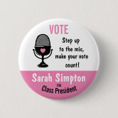 your vote counts button