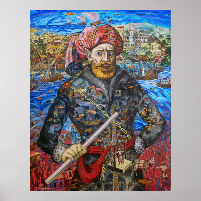 Stepan Razin Charming letters Original Poster | Zazzle