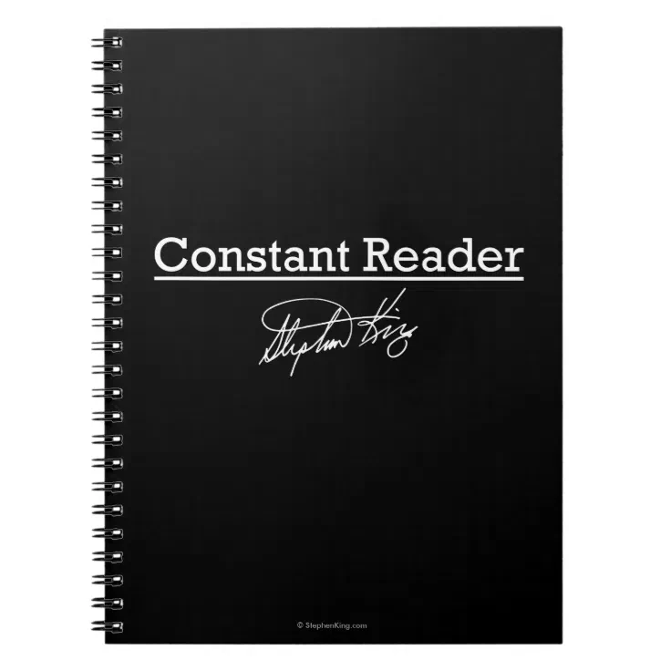 Stephen King, Constant Reader Notebook | Zazzle