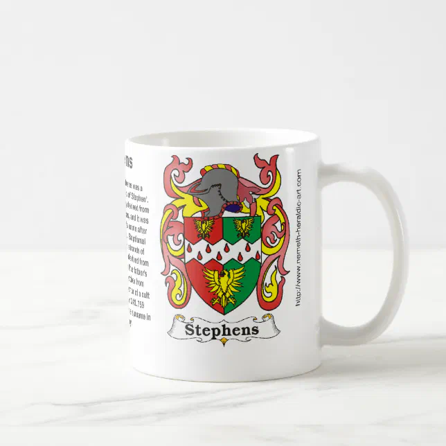 Stephens Family Coat of Arms Mug | Zazzle