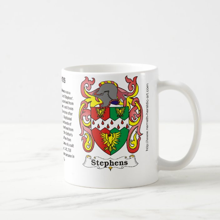 Stephens Family Coat of Arms Mug | Zazzle.com