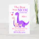 Stepmom Mom-asaurus Dinosaur Mother's Day Holiday Card | Zazzle