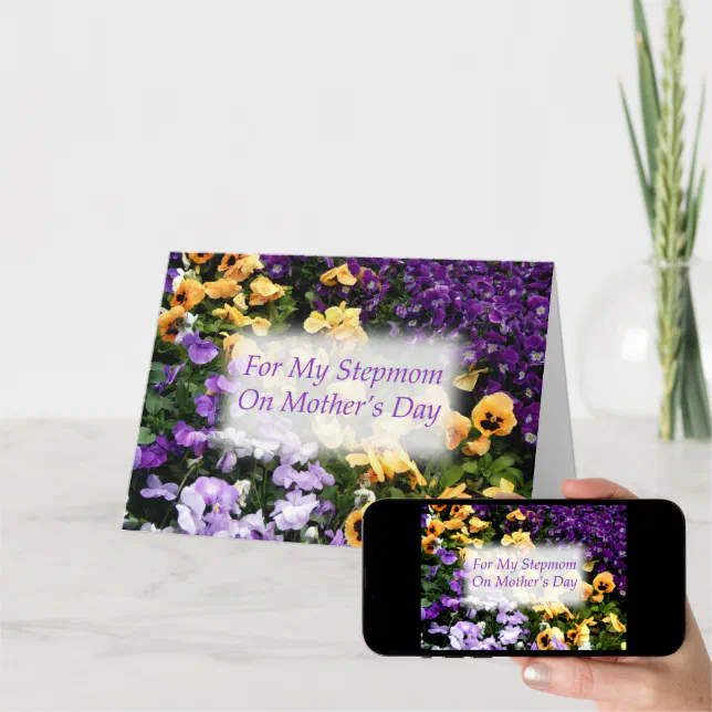 Stepmom Mother's Day Card | Zazzle