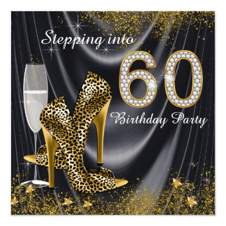 Stepping Into 60 Invitations & Announcements | Zazzle